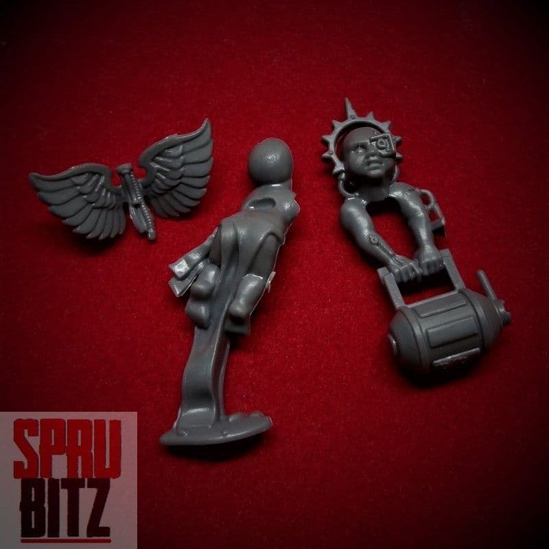 Space Marine Devastator Cherub Servitor with Melta Bomb