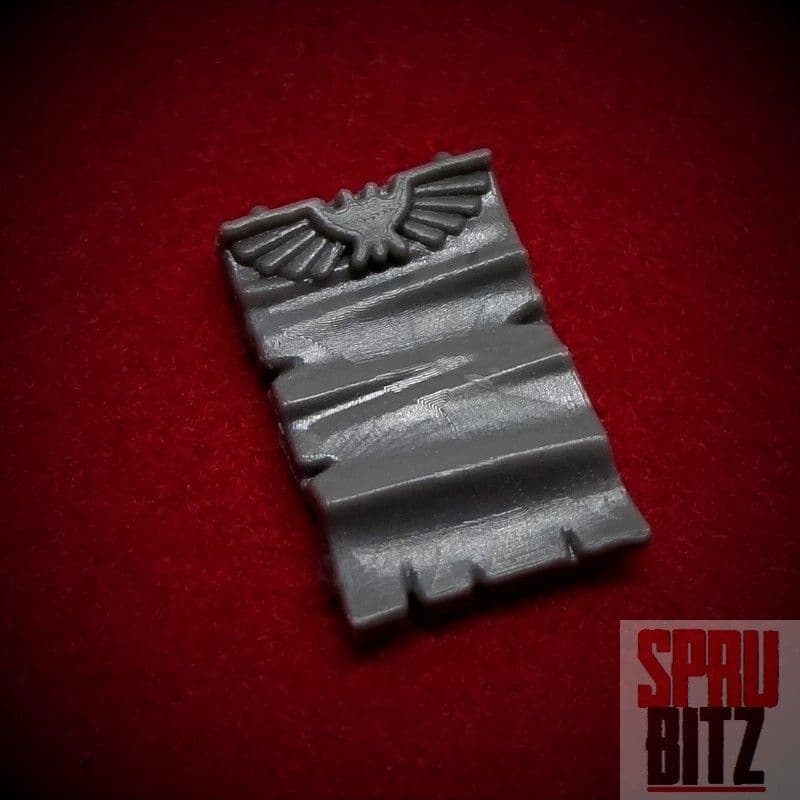 Space Marine Sash Oath Parchment Scroll