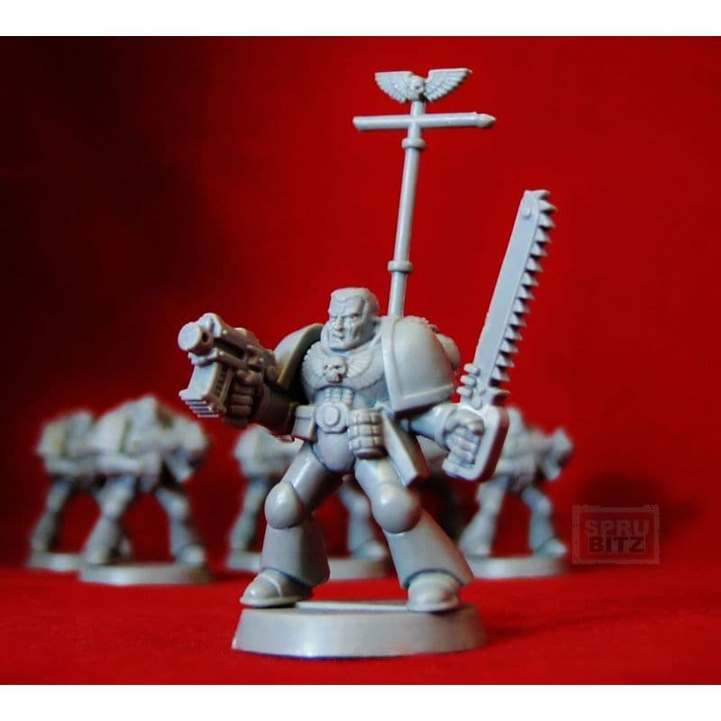 Space Marine Sergeant Captain from Warhammer 40 000 2nd Edition