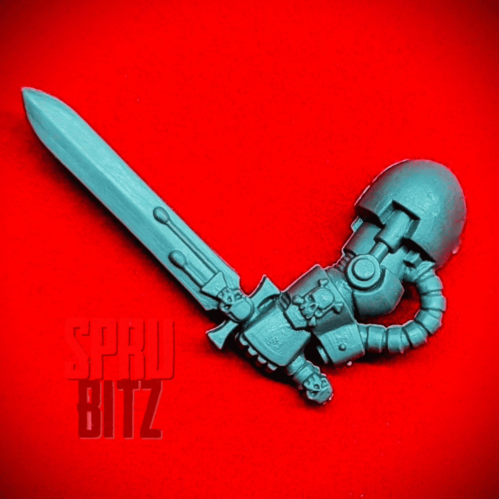 Space Marine Terminator Squad Powersword Power Sword left arm
