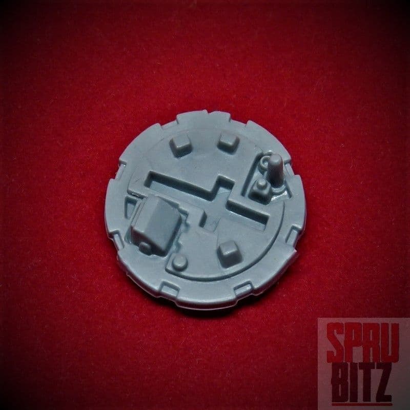 Space Marine Vehicle Round Closed Door Turret Hatch