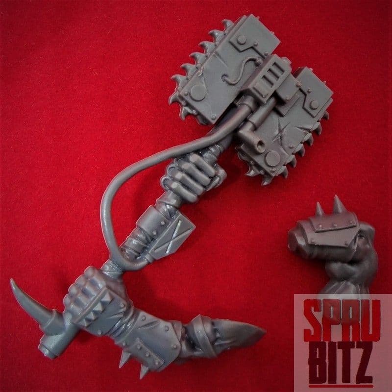 Space Ork Nobz Big Choppa A
