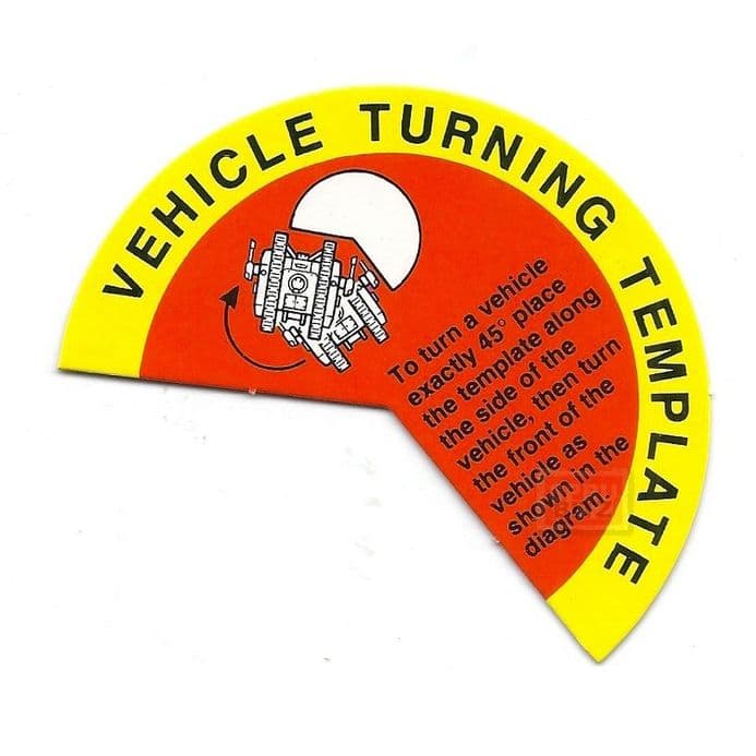 Vehicle Turning Template from Warhammer 40 000 2nd Edition