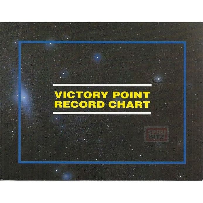 Victory Point Record Chart Card from Warhammer 40 000 2nd Edition