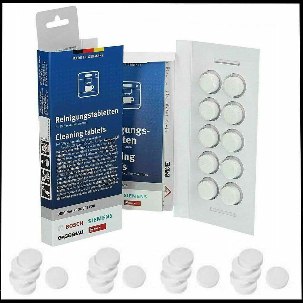 10 X Coffee Machine Espresso Cleaning Tablets Bosch Siemens 311970 Tz6000