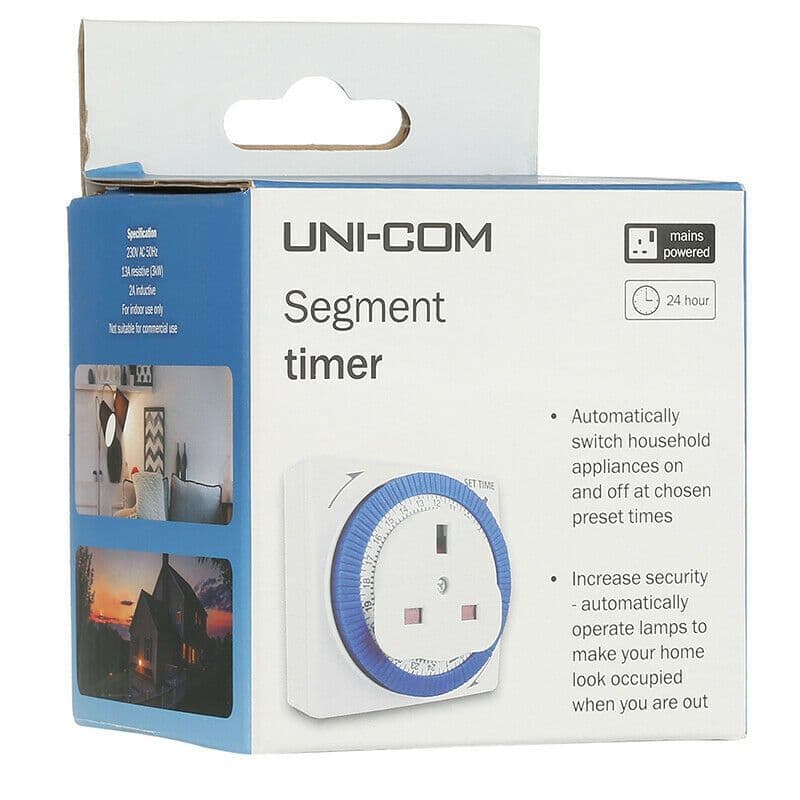 24 Hour Segment Timer Segmented Plug In Manual Override 15 Minute Segments