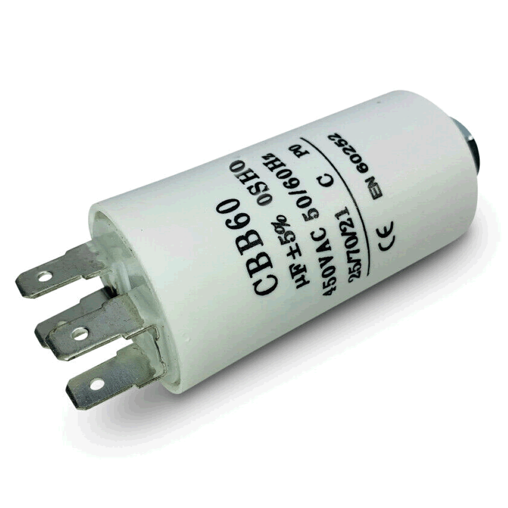 60uf Start Run Motor Capacitor Water Pump Compressor Air Conditioning ...