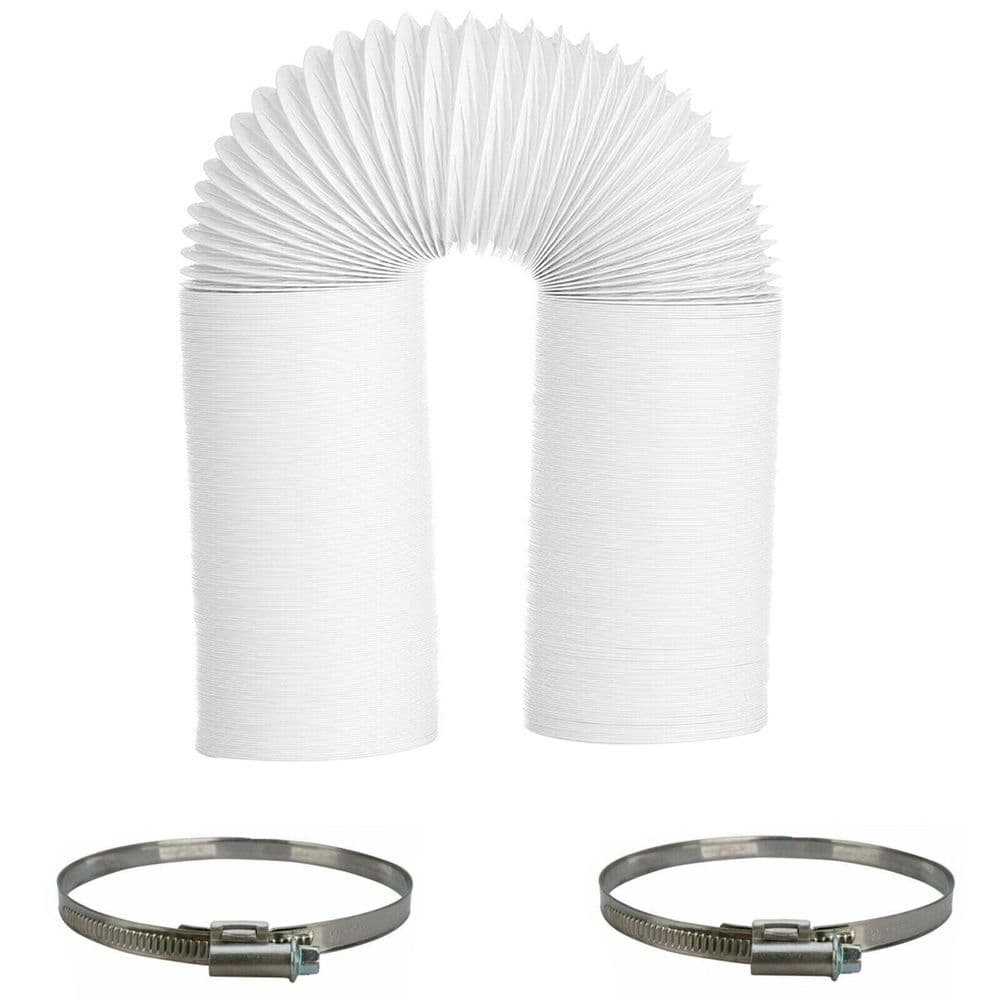 Air Conditioner Vent Hose Conditioning Ducting Pipe 15m 4" & 2 Jubliee ...