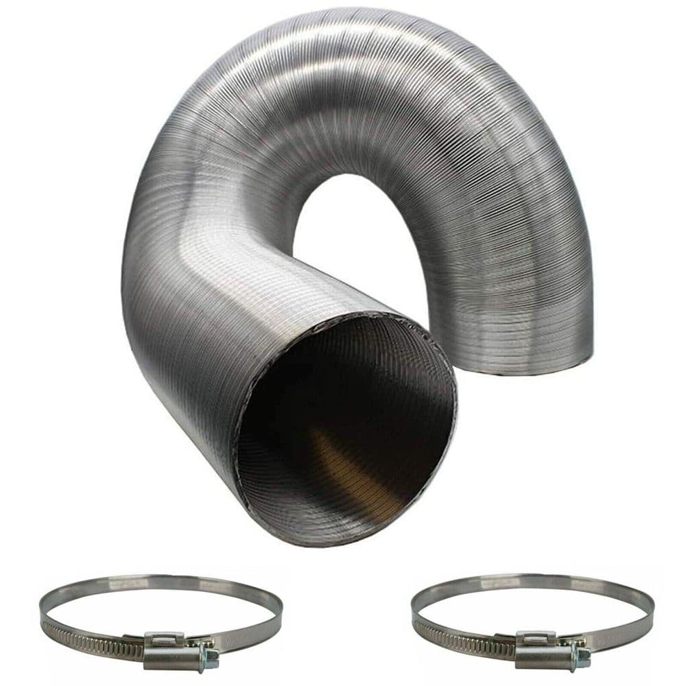 Aluminium Air Conditioner Vent Hose Ducting Pipe 3 Meter 102mm 4" 2 ...