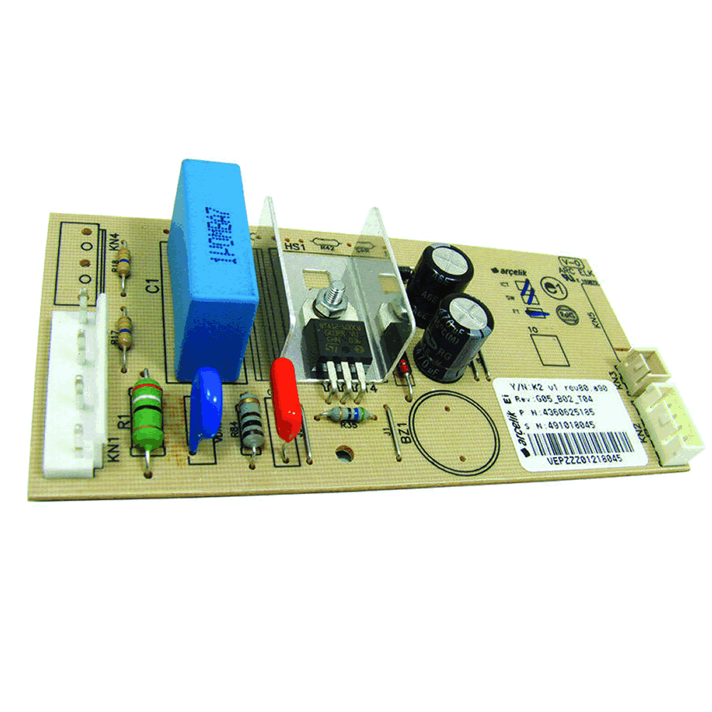 Beko Fridge Freezer Control Module PCB Circuit Board 4360620185 Genuine ...