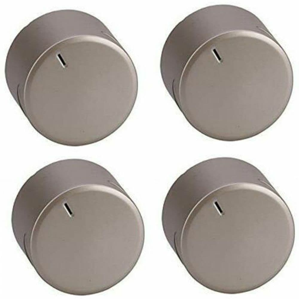 BEKO OVEN COOKER HOB SILVER CONTROL KNOB DIAL SWITCH DIAL 157240604 4 KNOBS
