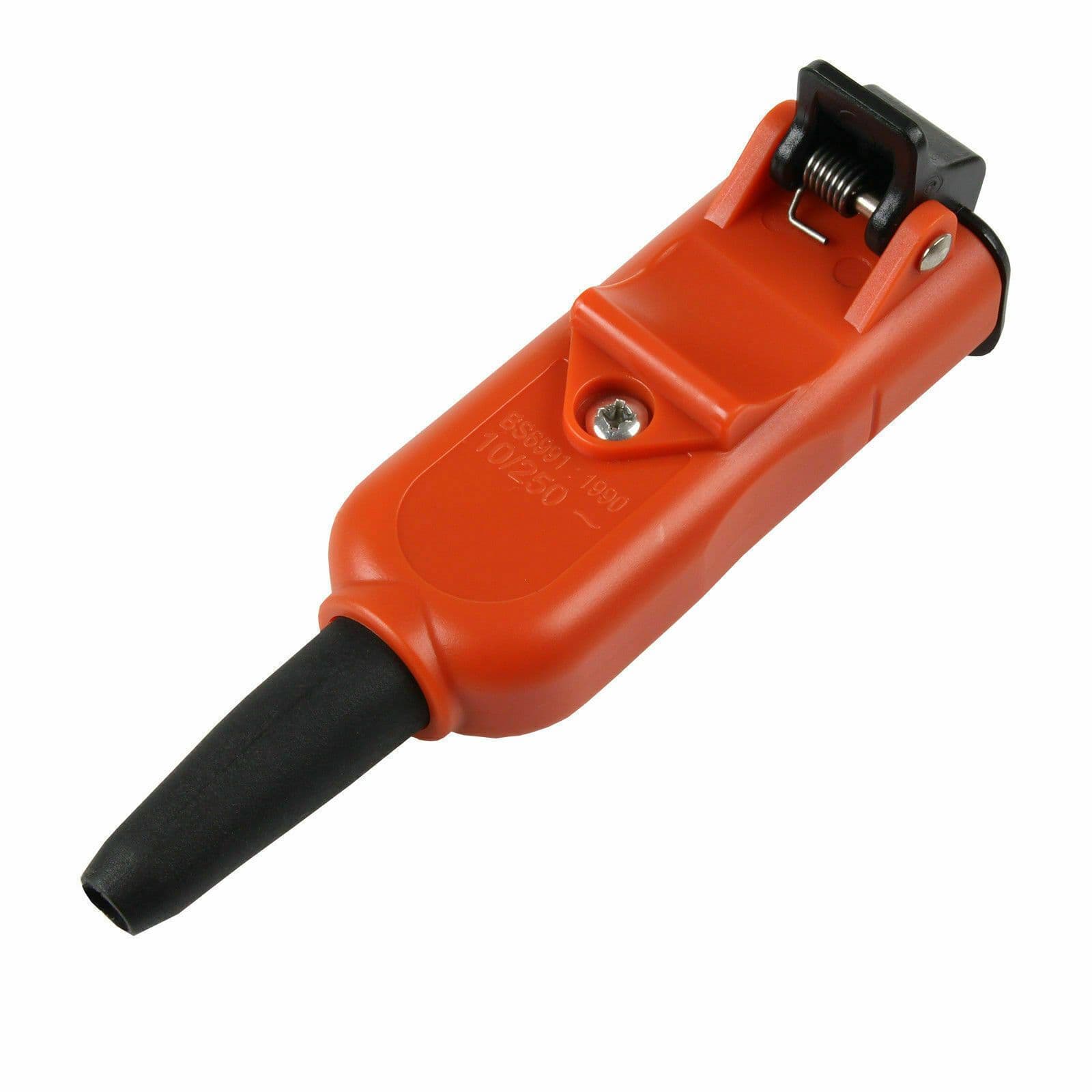 CUT BROKE MAINS FLEX LEAD CONNECTOR PLUG CABLE GARDEN LAWNMOWER HEDGE ...