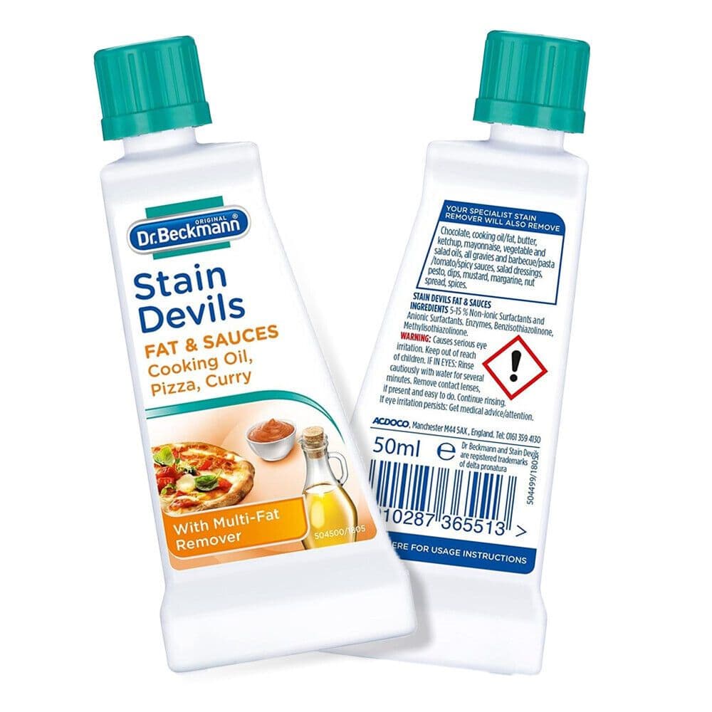 Dr Beckmann s Stain Devil Fat And Sauces 50gm With Multi-Fat Remover
