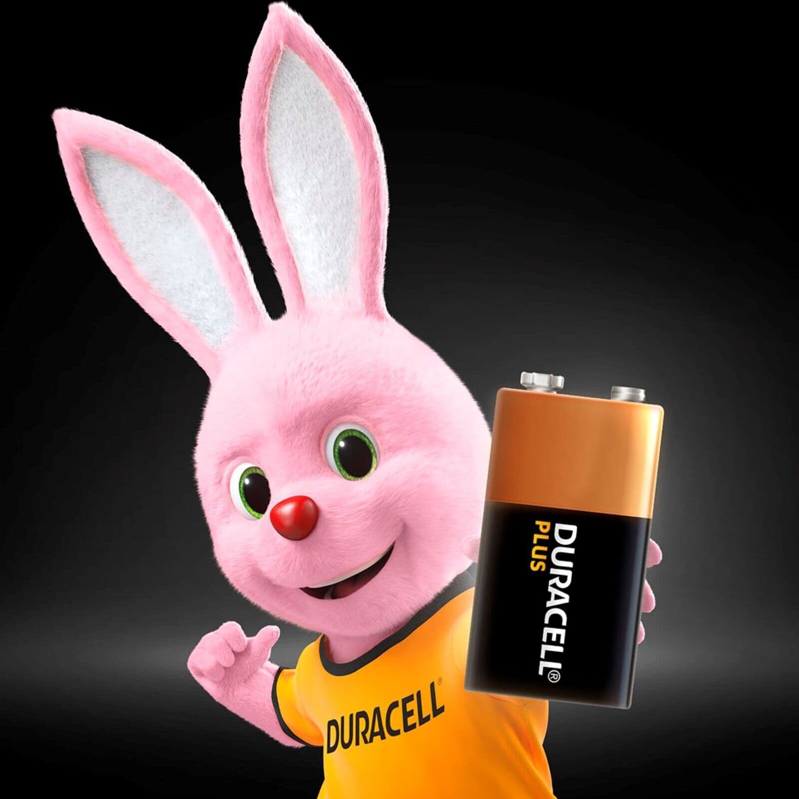 Duracell 9V Plus Battery PP3 6LR61 MN1604B1P Alkaline Battery Long ...