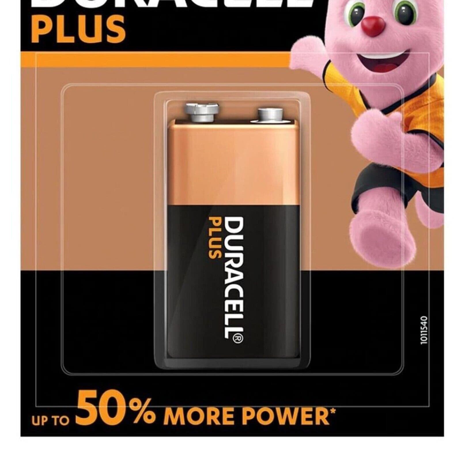 Duracell 9V Plus Battery PP3 6LR61 MN1604B1P Alkaline Battery Long ...