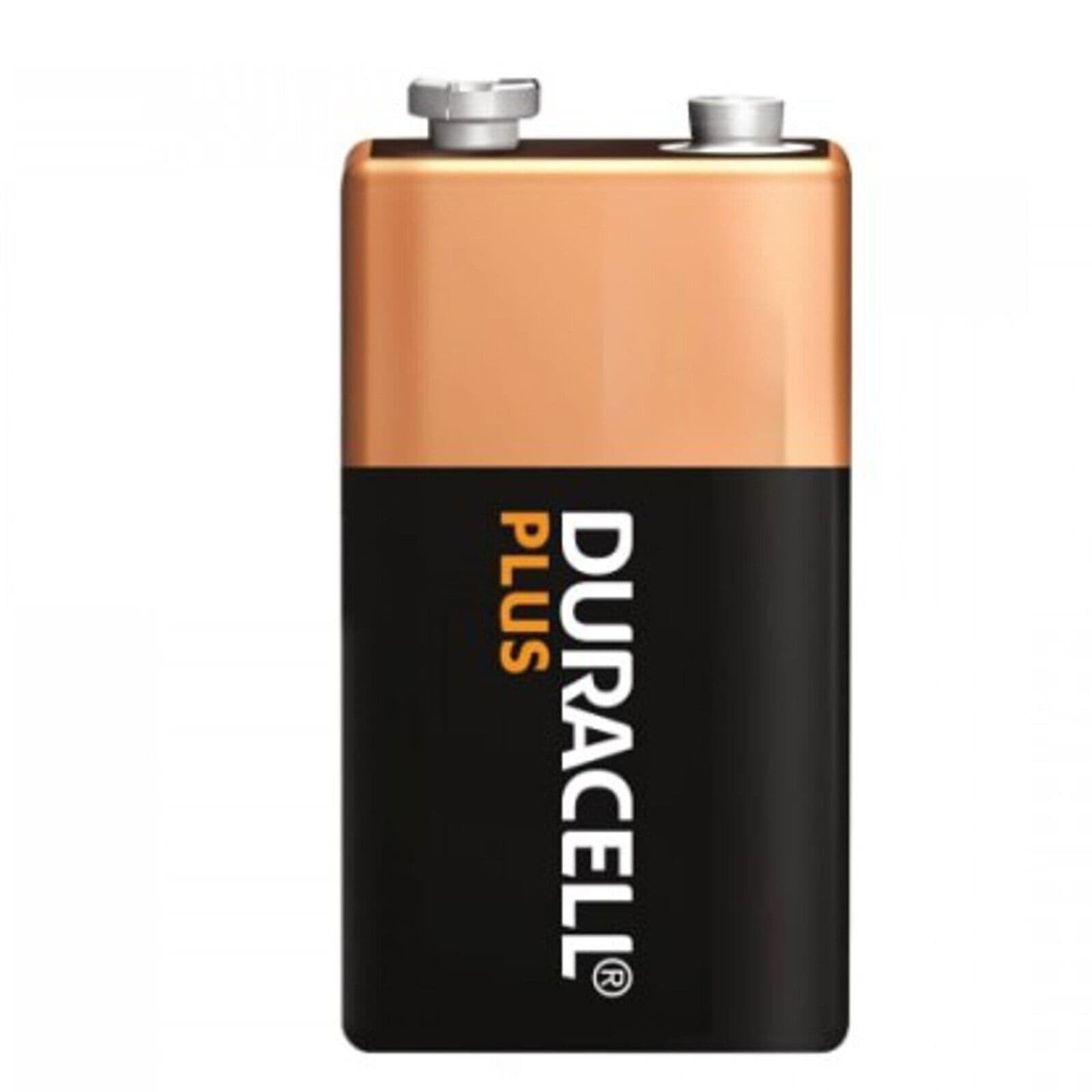 Duracell 9V Plus Battery PP3 6LR61 MN1604B1P Alkaline Battery Long ...