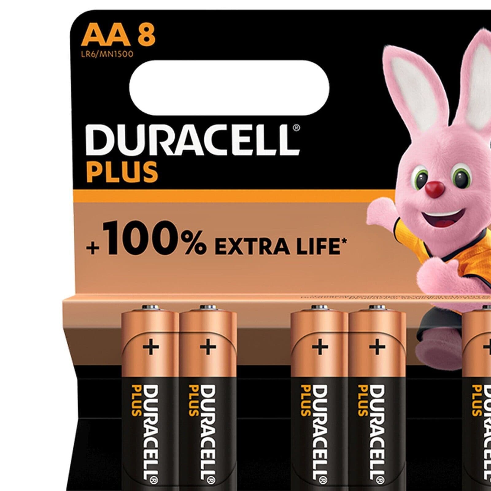 Duracell AA Plus Battery LR6 Mn1500 Pc1500 Alkaline Batteries Long ...