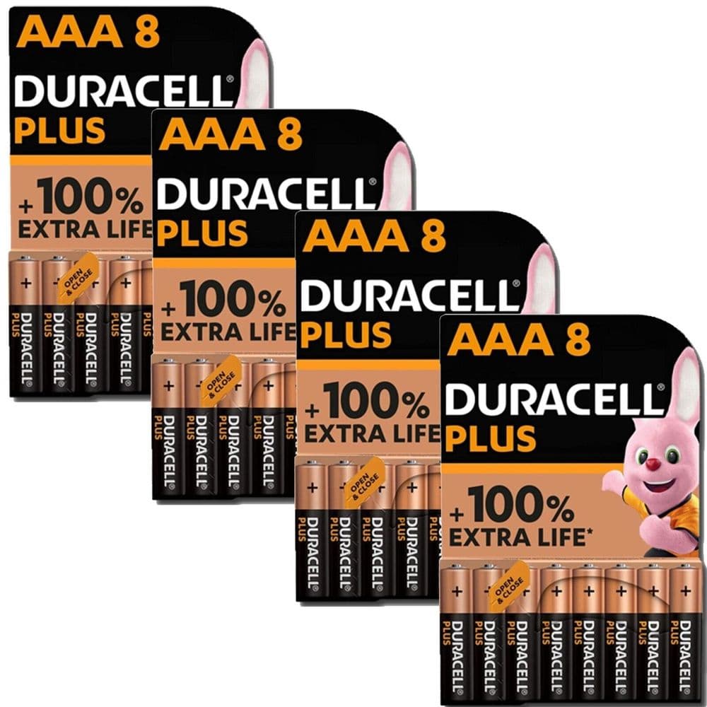 Duracell AAA Plus Battery LR03 MN2400 Alkaline Batteries Long Expiry x ...