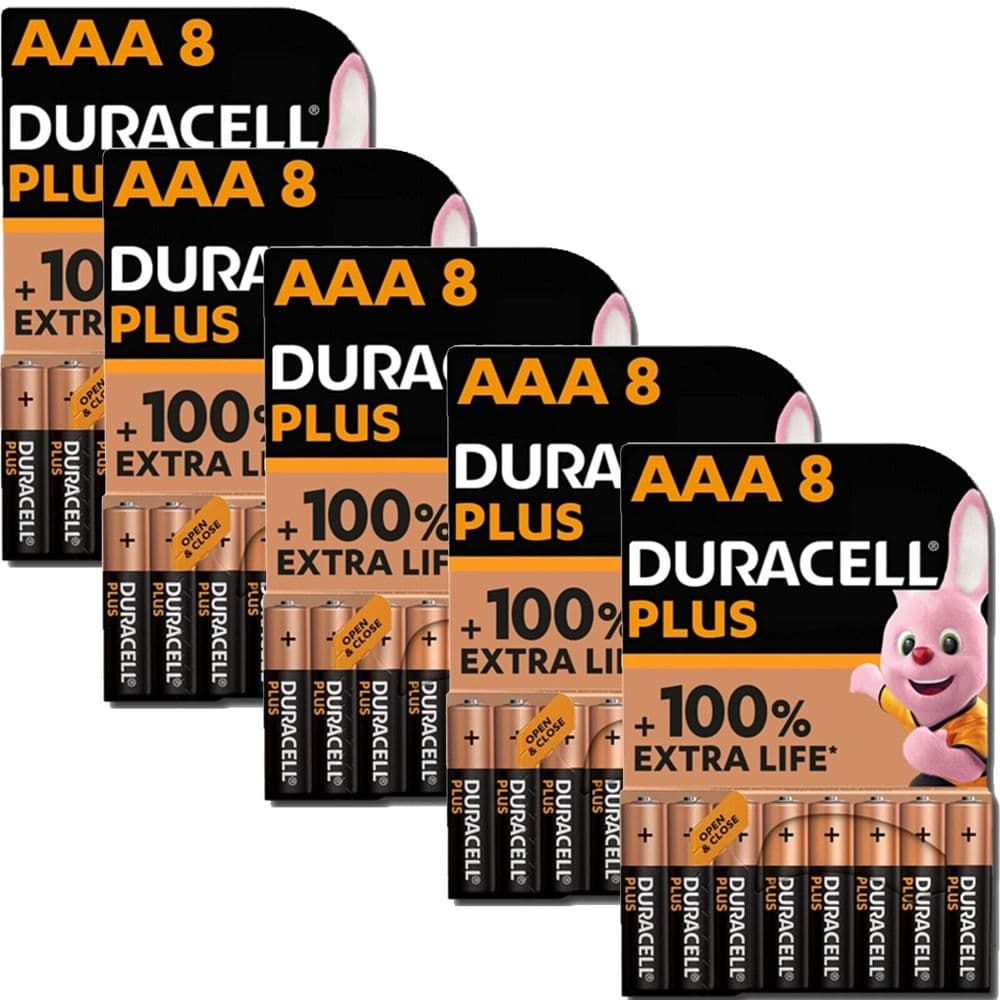 Duracell AAA Plus Battery LR03 MN2400 Alkaline Batteries Long Expiry x ...
