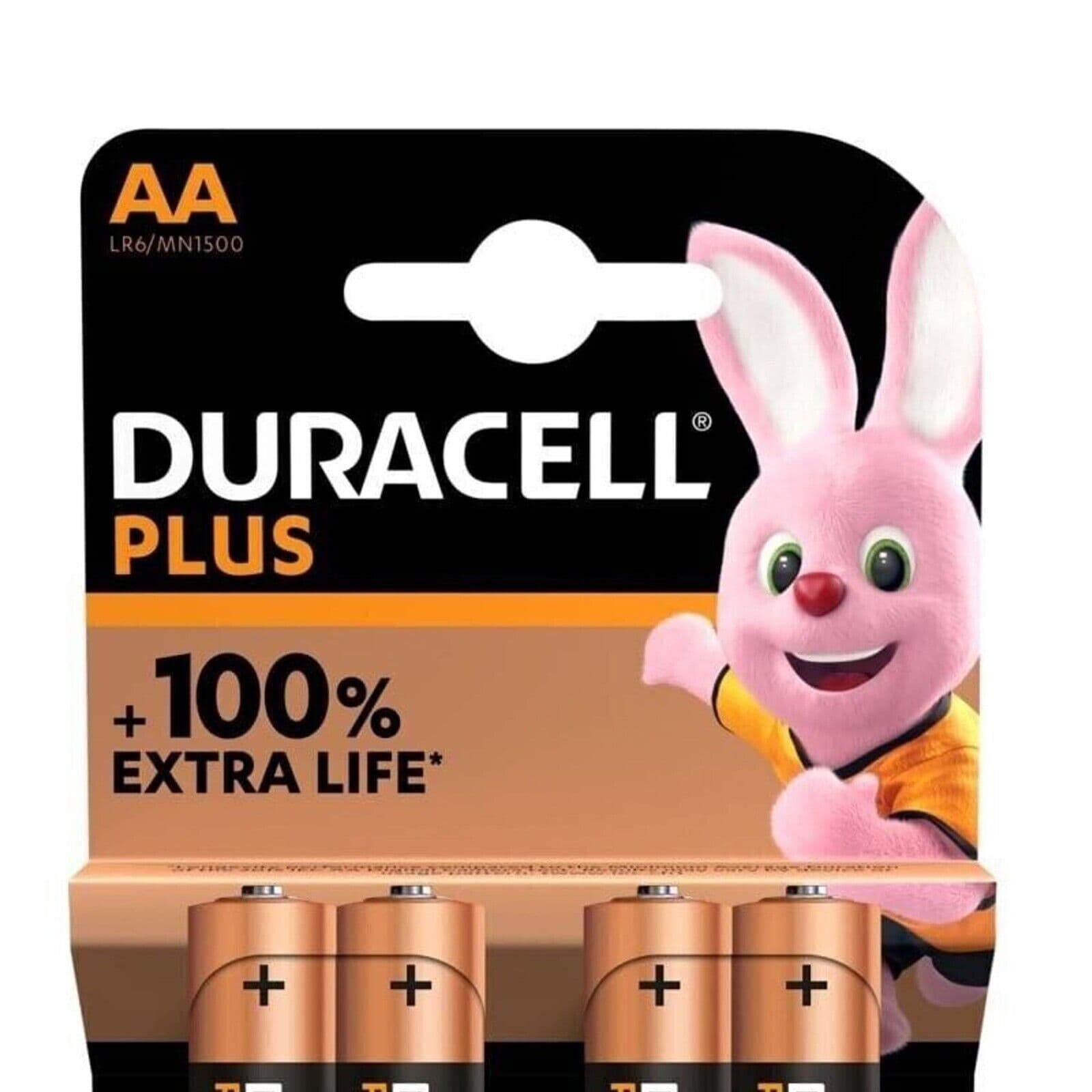 Duracell Plus AA Battery LR6 CD4 Double A MN1500 1 5V Alkaline ...