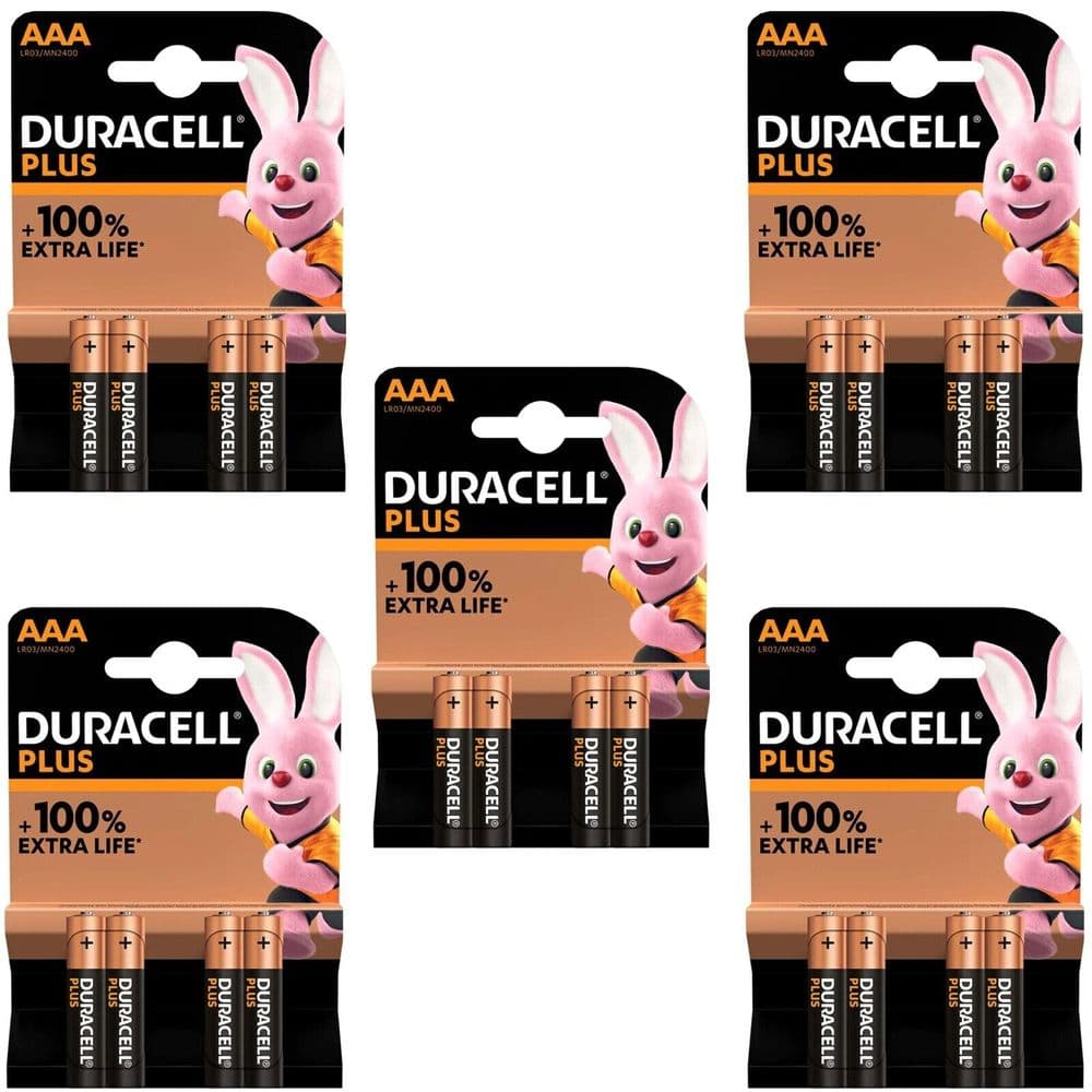 Duracell Plus AAA Battery LR03 Triple A MN2400 1 5V Alkaline Batteries ...