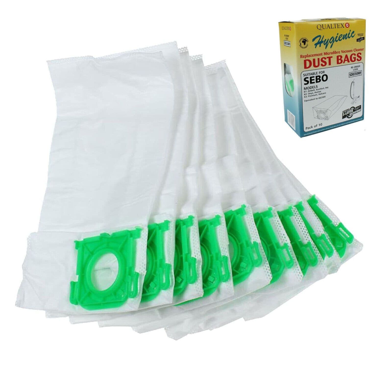 Dust Bags Fits Sebo K1 K2 K3 Komfort Vacuum Cleaner Cylinder Cloth Bags ...