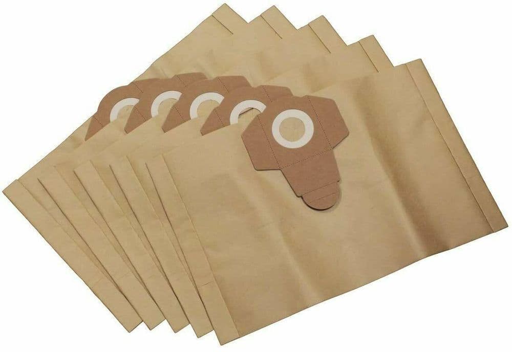 Dust Bags For Aldi Ferrex TVC1401 1 Wet & Dry Canister Vacuum Cleaner x 5