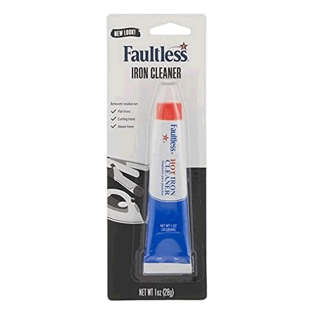 Faultless Hot Iron Soleplate Cleaner Stain Burn Remover Removes Burnt ...