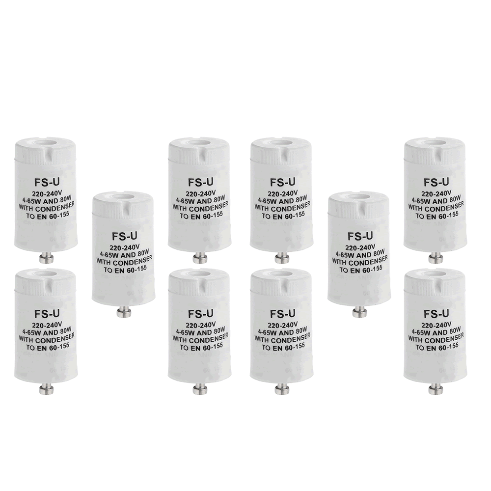 FLUORESCENT STARTER 4 WATT to 65 WATT AND 80 WATT 220-240V LIGHT TUBE ...