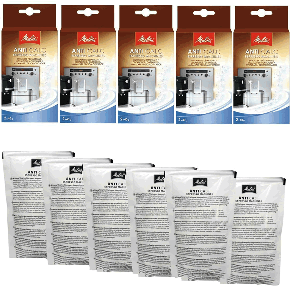 Genuine Melitta Anti-Calc Espresso Machine Maker Descaler Decalcifier ...