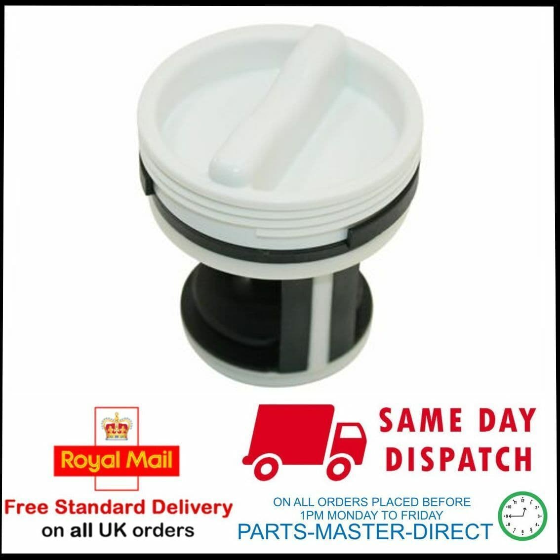 Hoover Candy 41021233 Washing Machine Fluff Drain Pump Filter