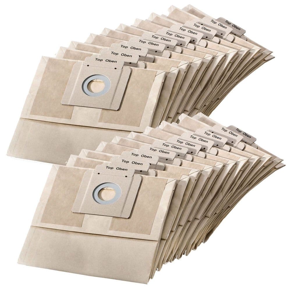 Karcher Bv 5/1 Vacuum Cleaner Paper Dust Bags 69044030 Genuine Pack Of ...
