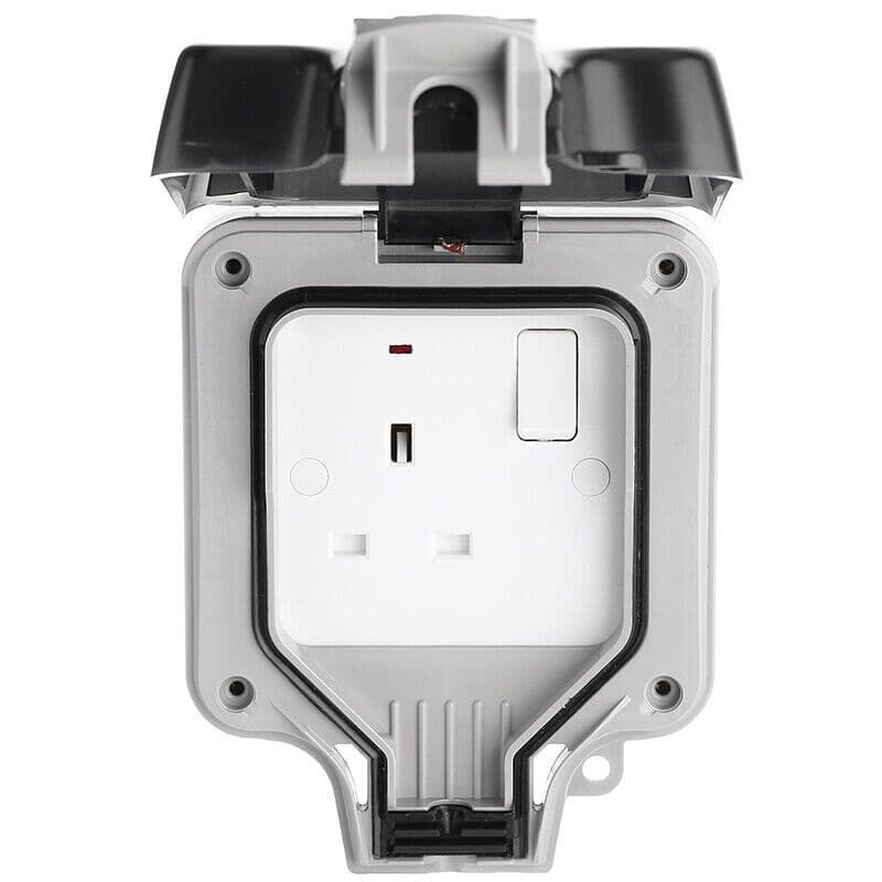 Nexus Outdoor Mains Socket Weatherproof 240V 13A IP66 Switched 1 Gang ...