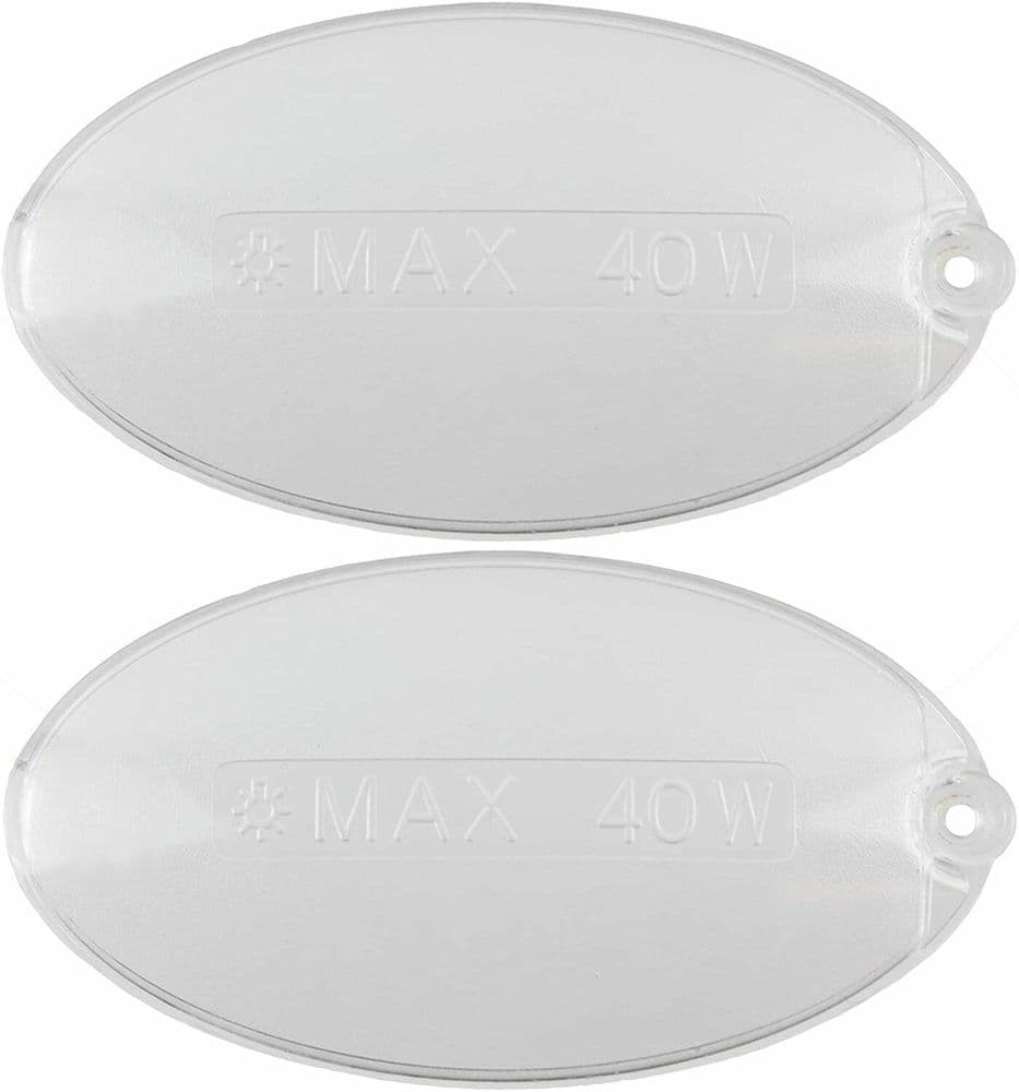 Oval Cooker Hood Bulb Light Diffuser Vent Extractor Hood Cover Panel ...