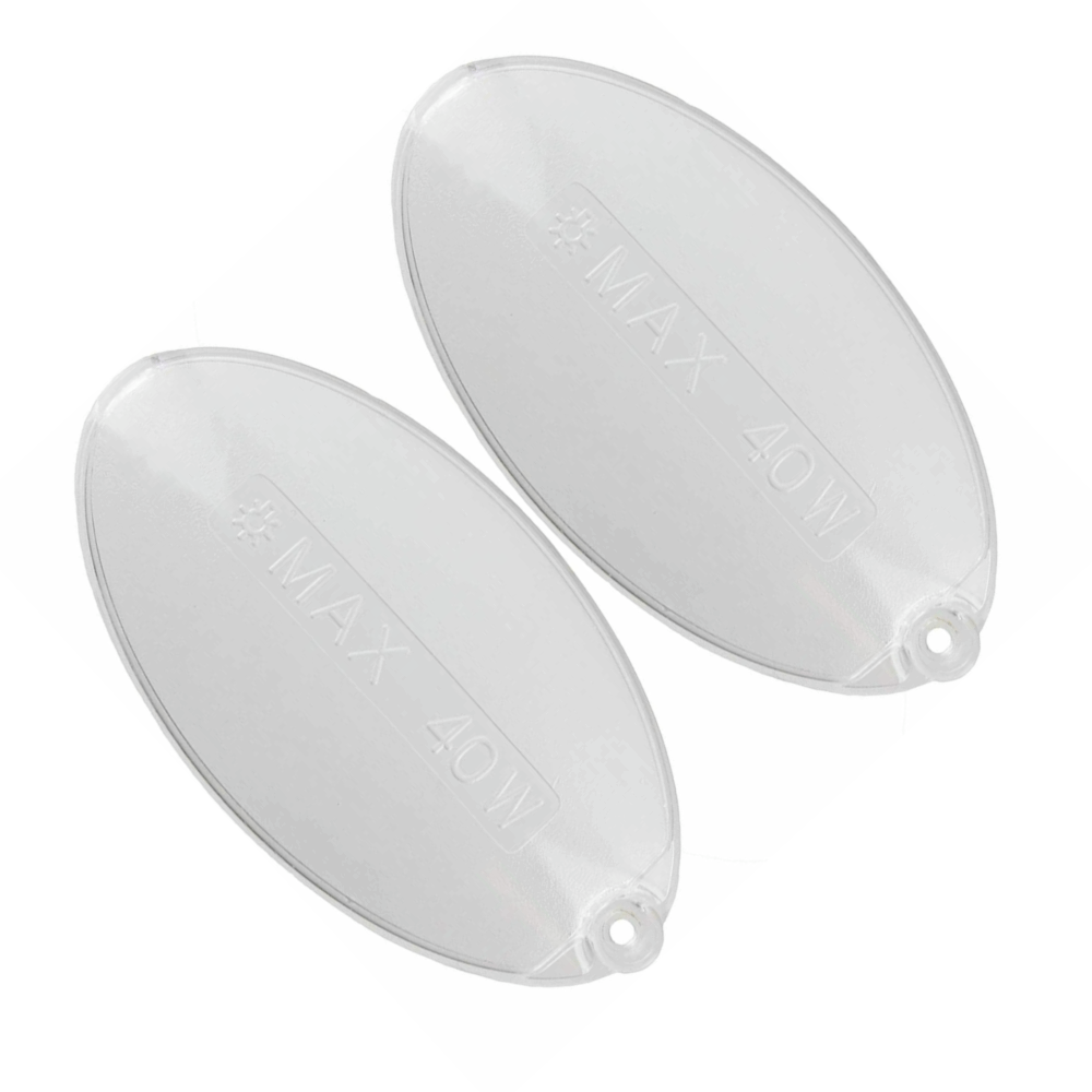 Oval Cooker Hood Bulb Light Diffuser Vent Extractor Hood Cover Panel ...