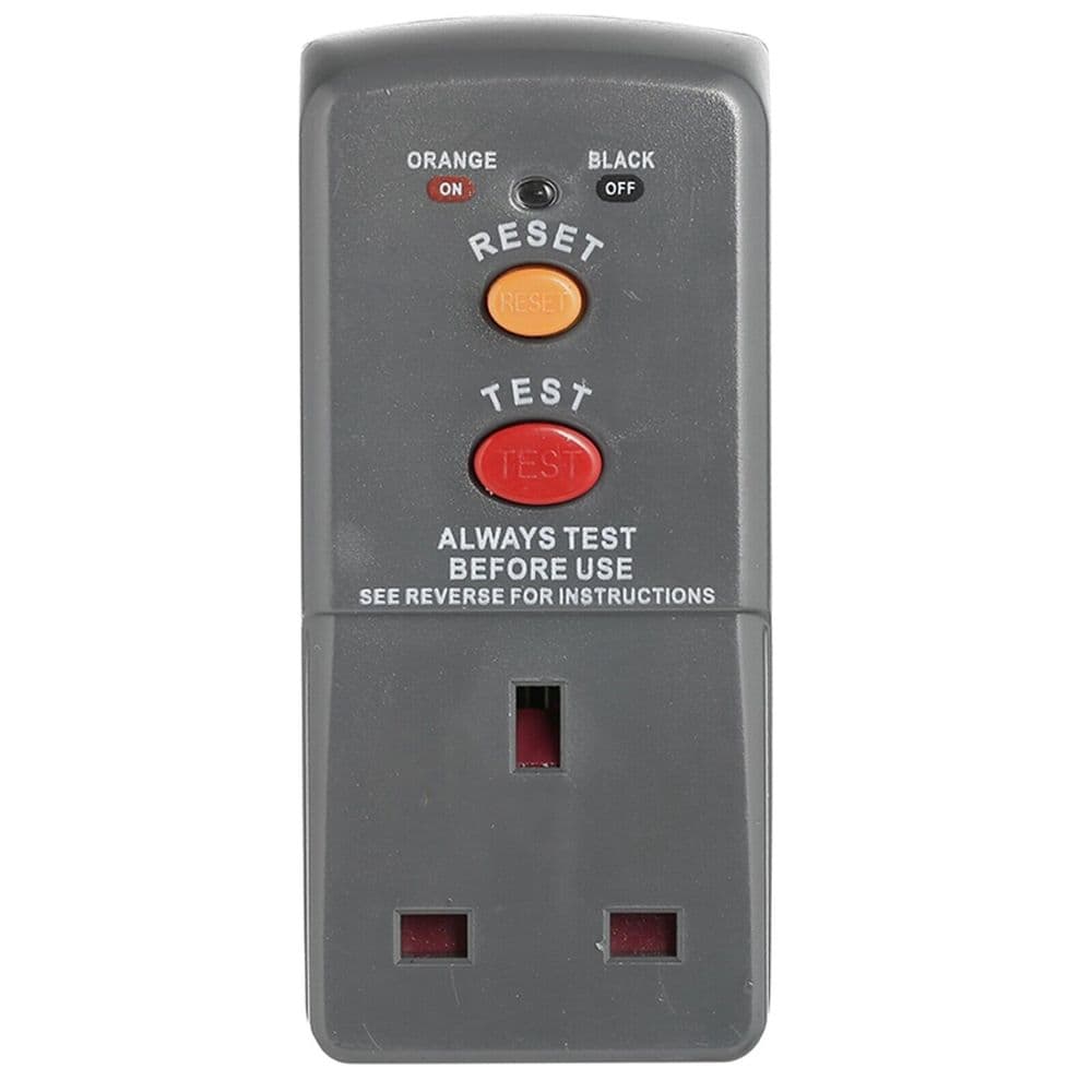 Rcd Adaptor Max Load 3120W Bs7071 Double Pole Non-Latching Rcd Safety ...
