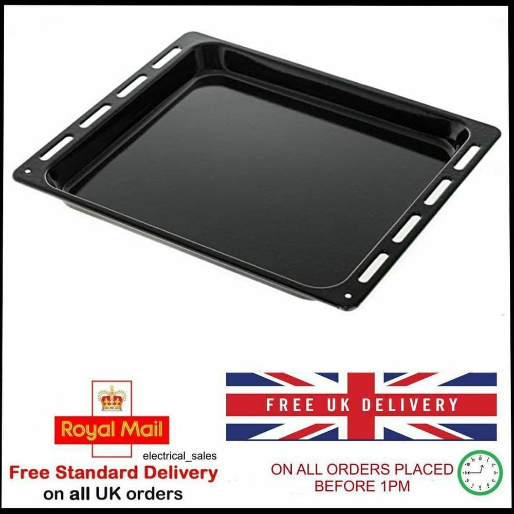 Rosieres Oven Enamel Roasting Drip Pan Cooker Grill Baking Tray 370x445