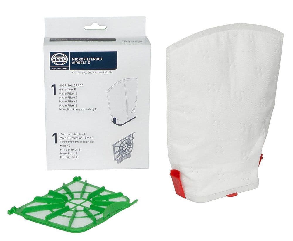Sebo Micro Filter Box Airbelt E Range Models 8322er