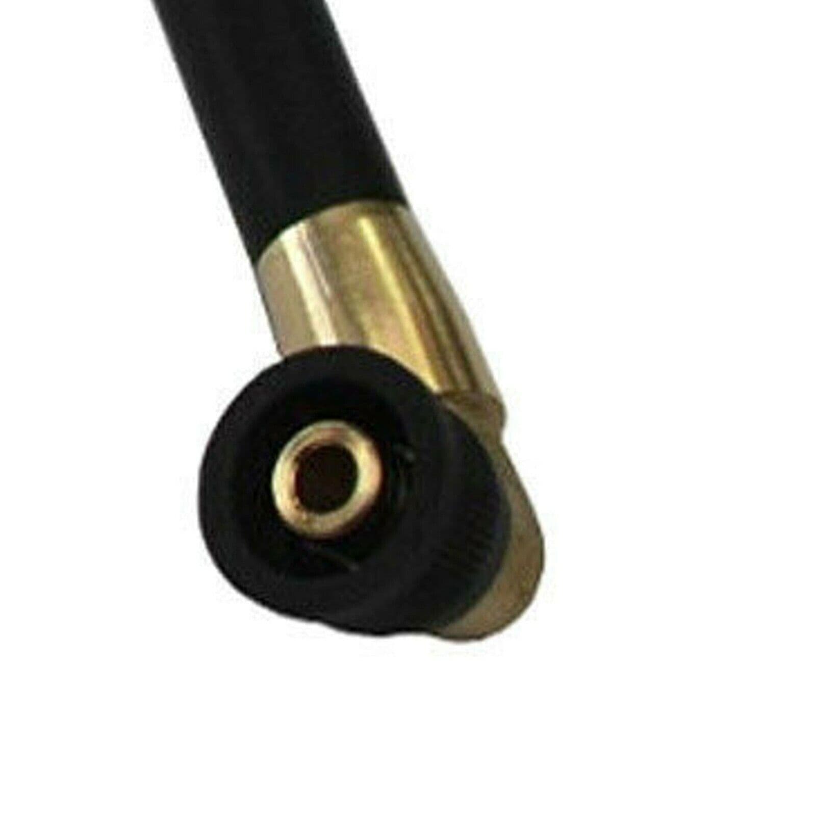 SLIMLINE GAS COOKER HOSE PIPE ANGLED END FITTING CONNECTING HOSE 3 FOOT ...