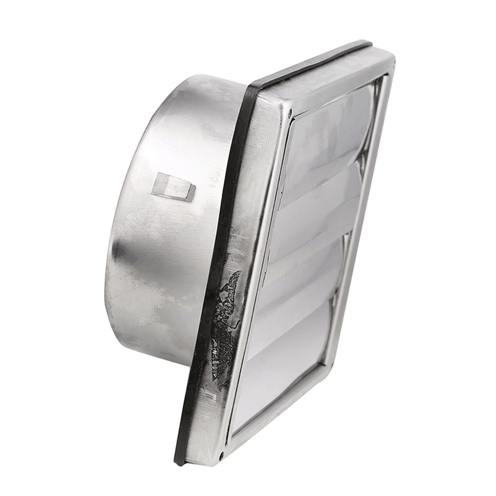Stainless Steel Square External Wall Vent Gravity Flaps for 150mm ducting
