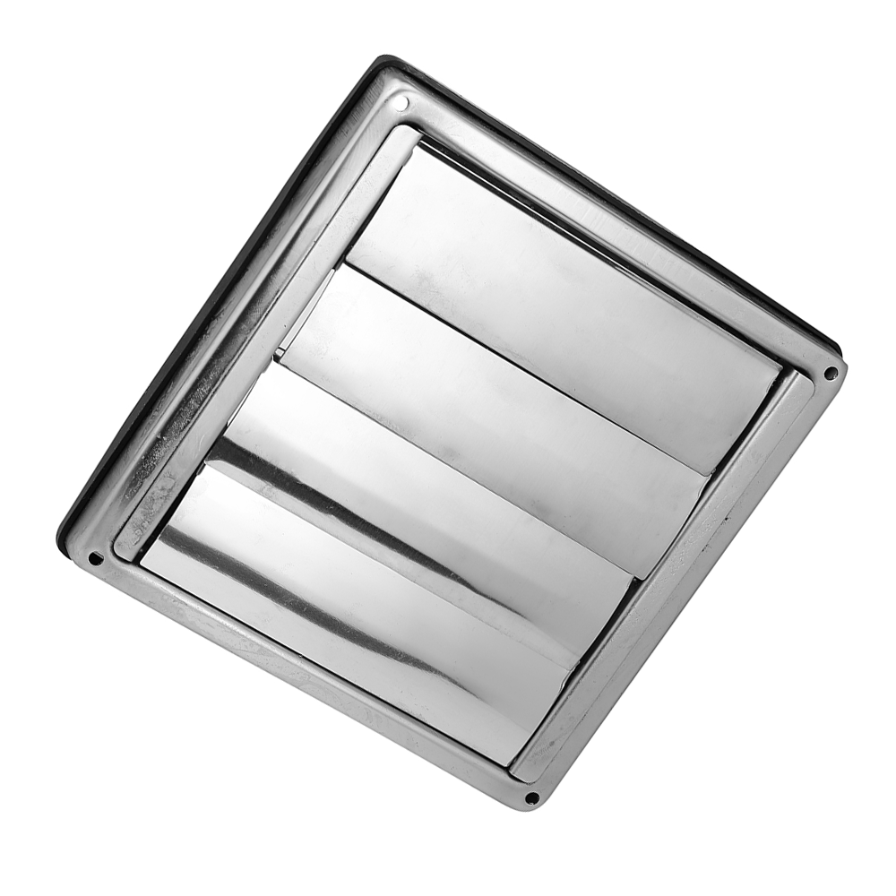 Stainless Steel Square External Wall Vent Gravity Flaps for 150mm ducting