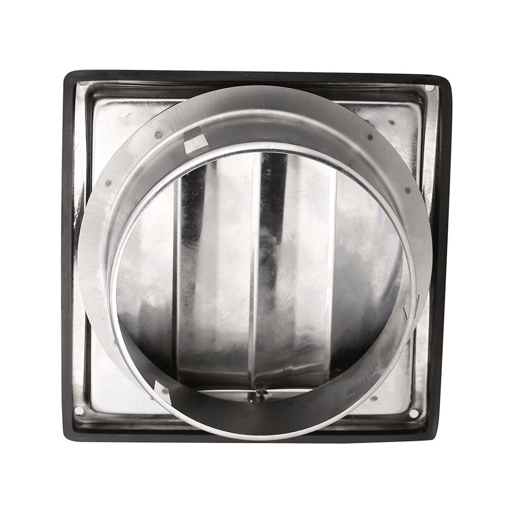 Stainless Steel Square External Wall Vent Gravity Flaps for 150mm ducting