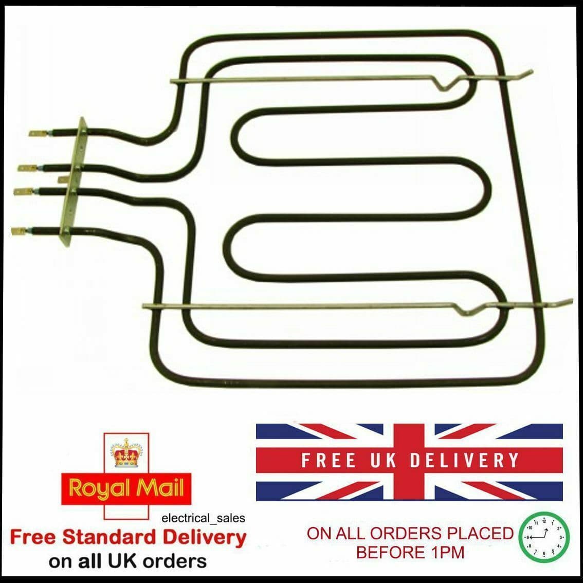Stoves Dual Oven Grill Cooker Heating Element 081561402 Part 2700 Watts