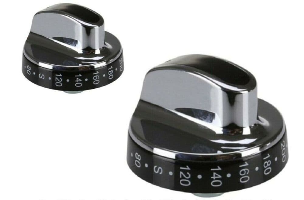 Stoves New World Cooker Gas Hob Knob Control Switch Temperature Dial X 2