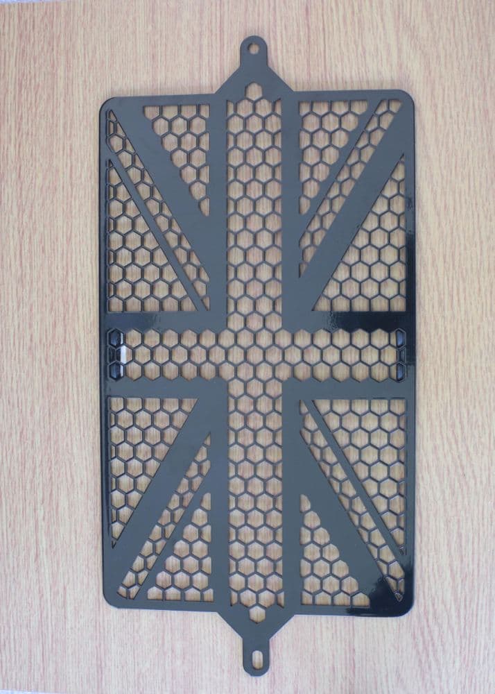 Black Stainless Radiator Guard 2016on TRIUMPH Bonneville 1200 Bobber 2017