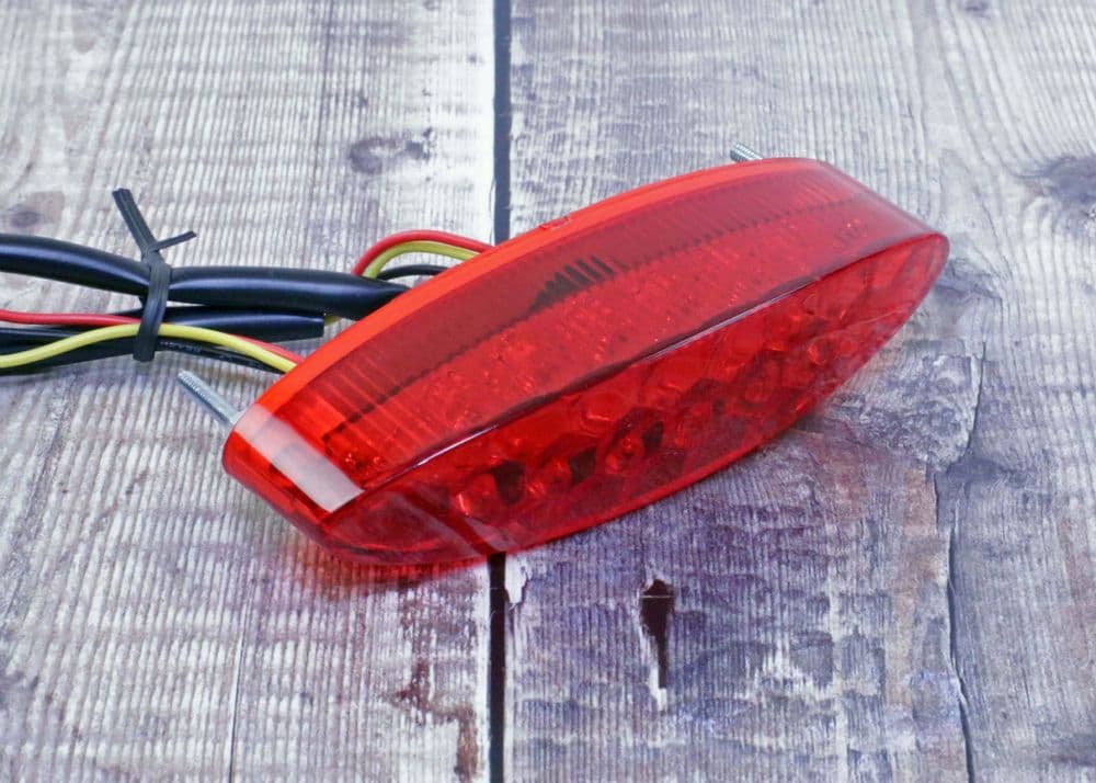 CATEYE LED Mini Taillight NUMBER1 Red lens With License Plate Light E-mark