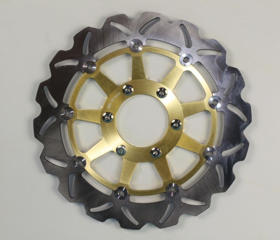 Wavy Floating Front Discs Galfer - Triumph Trophy 1200 1994on: 1 Pair ...