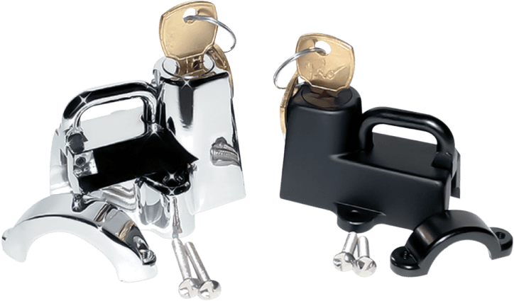 Helmet Security Lock Handlebar or Frame Attachment 1 Inch/25mm to 32mm ...