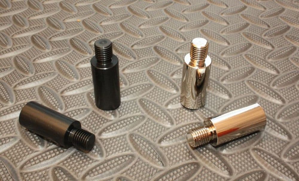 Mirror Extender Rods for Triumph 1xPair Black