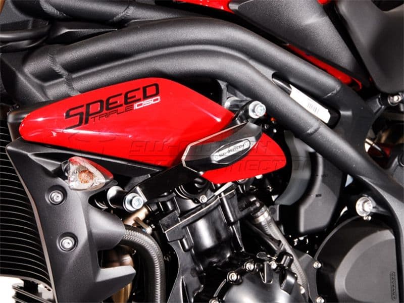 SPEED TRIPLE 1050 2011on Crashpad-Kit Frame Slider Kit 1 Pair Black STP ...